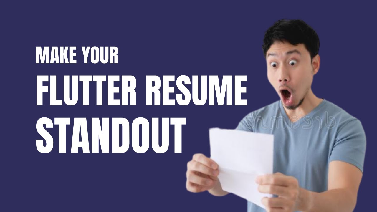 3 Things to Make Your Flutter Resume Stand Out