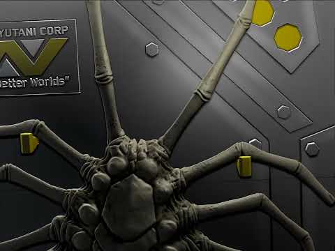 🖼️ FaceHugger with Illuminated Picture - A Masterpiece for Alien Fans ...