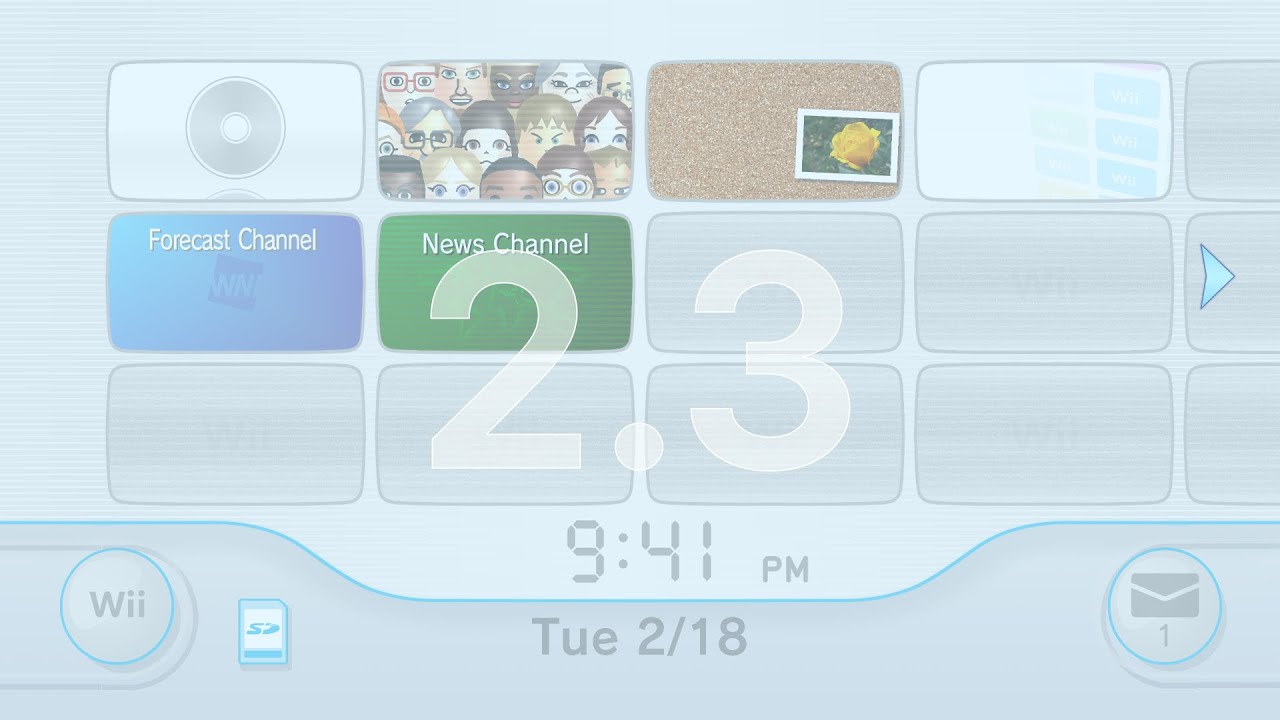 Wii Menu 4K Texture Pack: v2.3 Update