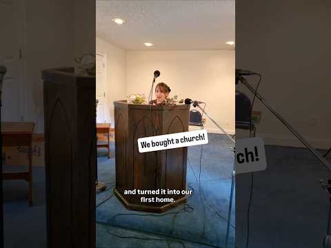 we bought a small church and turned it into our first home! #remodel #homerenovation #diyremodel