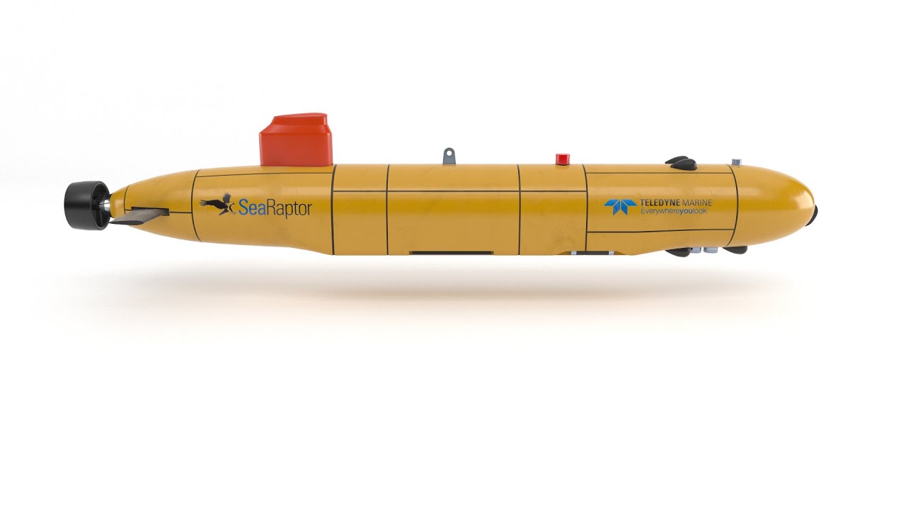 Teledyne Searaptor AUV 3D Model