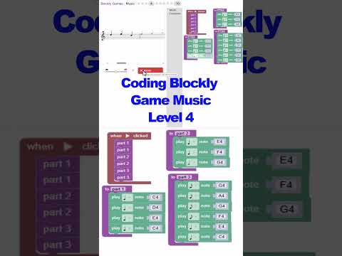 Informatika Kelas 8 - Algoritma & Pemrograman SOLUSI GAME MUSIC LEVEL 4 pada #blockly