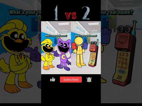 What your name?/Poppy playtime chapter4/Smiling Critters, Nightmare Critters #poppyplaytime #memes