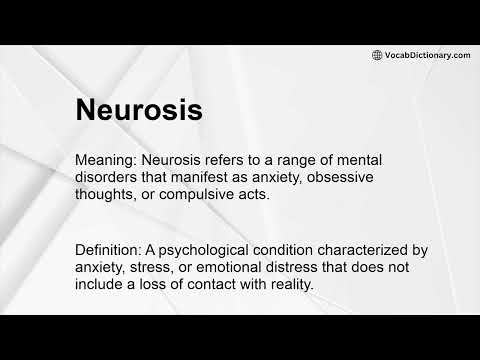 Neurosis Meaning