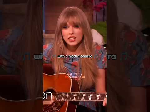 remember when Taylor Swift wrote a song for Ellen | #taylorswift #shorts