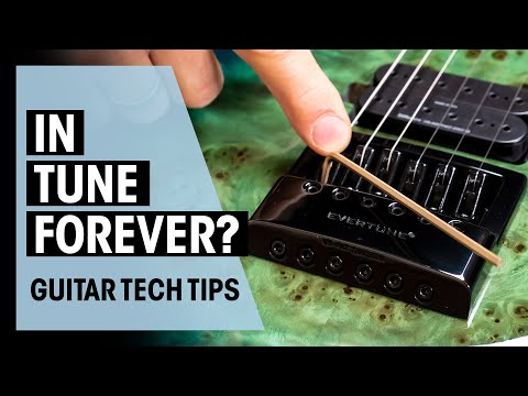 Evertune F Model 6 String Guitar Bridge Black | Common Design | Reverb