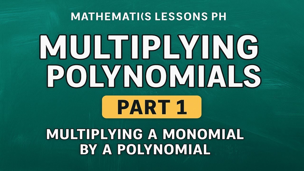 Multiplying Polynomials – Part 1: Multiplying a Monomial by a Polynomial
