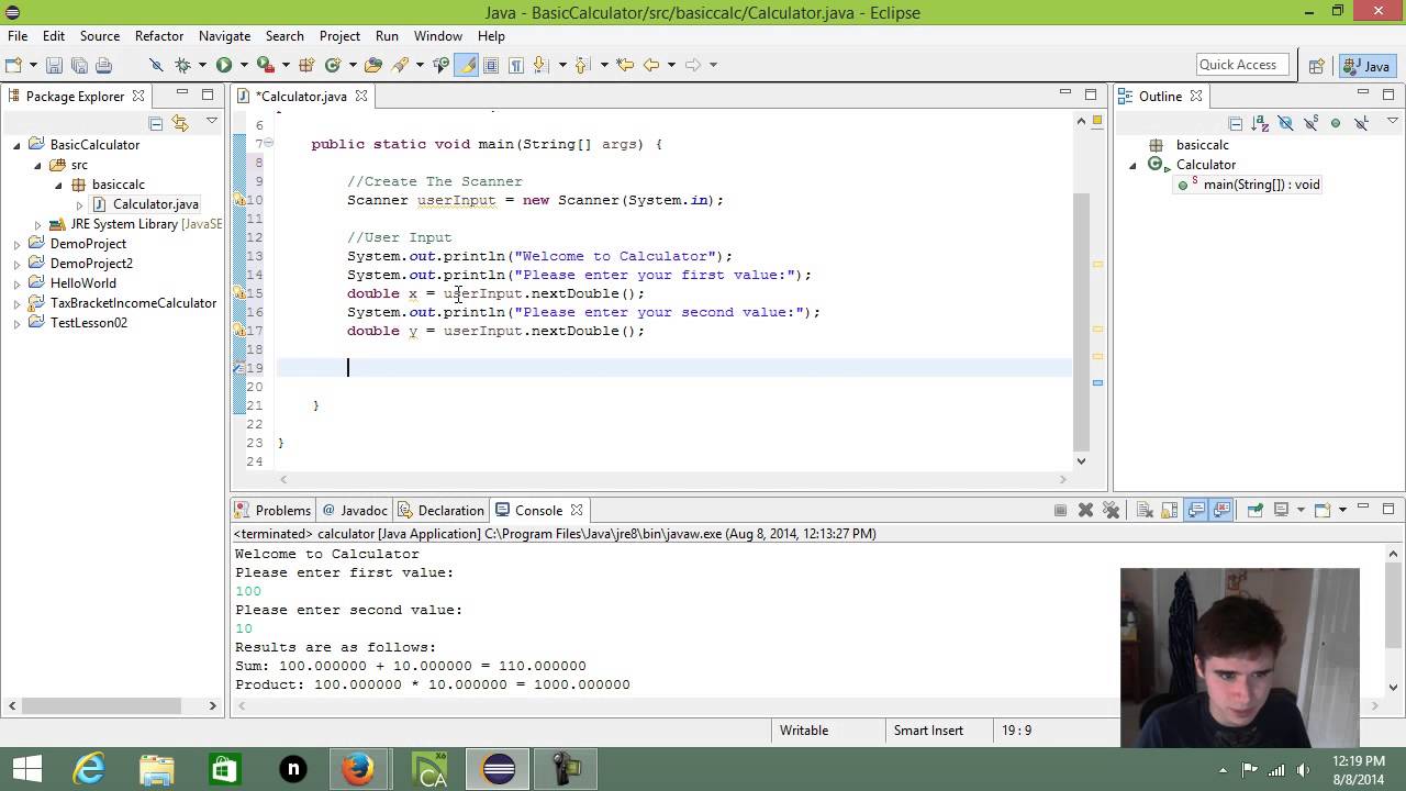 How To Create A Simple Console Calculator in Java