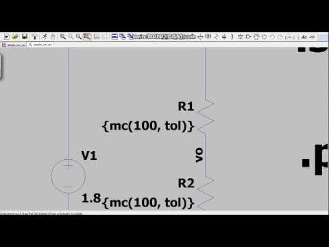 Design and Montecarlo simulation for source degenration current mirror using LTSPICE