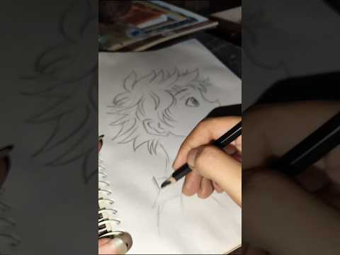 How to draw easy anime drawing ☠️💀 #anime #shorts #viral #art#trending