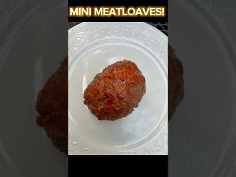 Mini meatloaves! #recipe #cooking #meatloaf