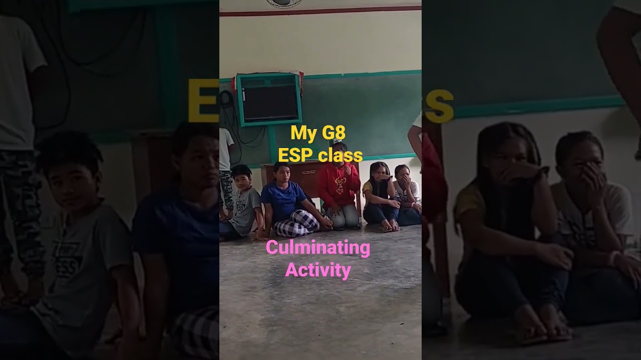 #ESP8 #culminating activity