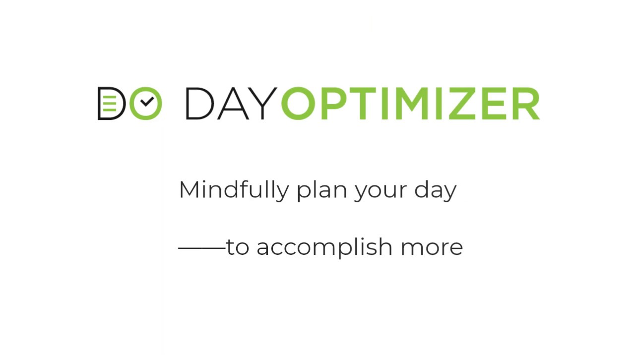 Day Optimizer Overview
