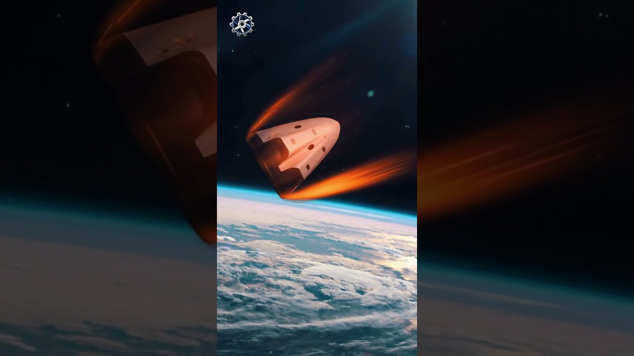 Intense Space Capsule Reentry Into Earth's Atmosphere 🌌🔥 | Space Exploration