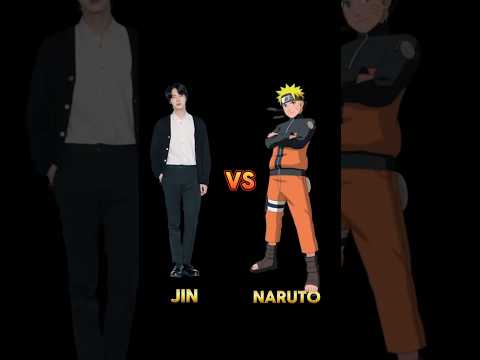 Naruto vs BTS Jin Most Popular πβ€οΈ#naruto #jin #anime #bts #btsarmy #shorts