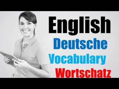 Video#121 Deutsch-Englisch Wortschatz Übersetzung German English Intensiv Zürich Unterricht Baden