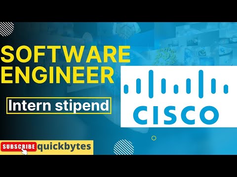 #cisco software Engineer intern stipend #quickbytes #internship #sde