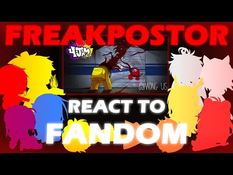 Fandom react to FNF vs Imposter/Cartoon Cat: Freakpostor
