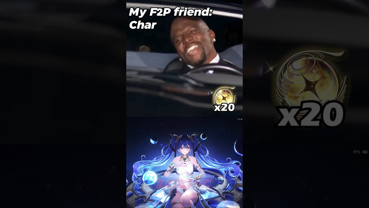 My F2P friend's summons vs mine Iuno - Wuthering Waves