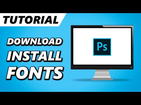 How to Download and Install Fonts in Photoshop! (Full Guide)