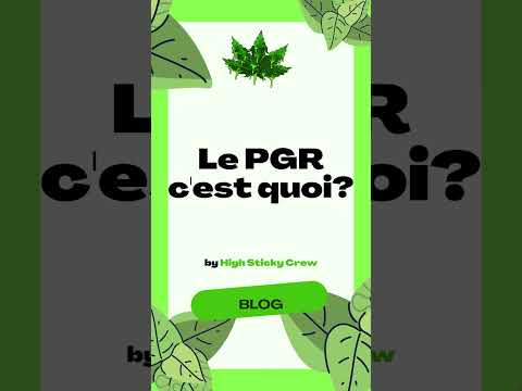 Le PGR c'est quoi?