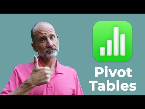 Apple Numbers - Pivot Table Tutorial