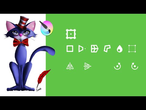 KRITA 4.4.2 PERSPECTIVE MODE (in-depth 2021 tutorial inside the transform tool)