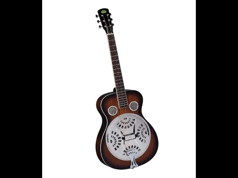Regal RD-30T Studio Series Roundneck Resophonic Guitar - Sunburst Mahogany - Overview