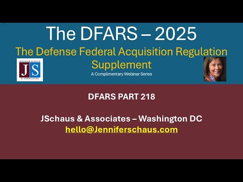 DFARS Part 218, Emergency Acquisitions