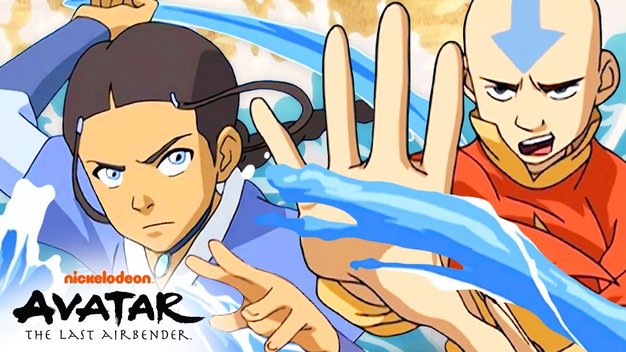 Katara & Aang's Waterbending Power Hour! | Avatar: The Last Airbender