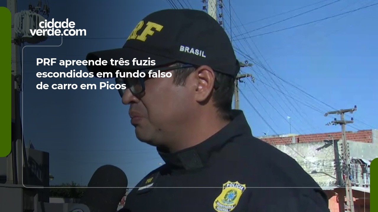 PRF apreende três fuzis escondidos em fundo falso de carro em Picos ...