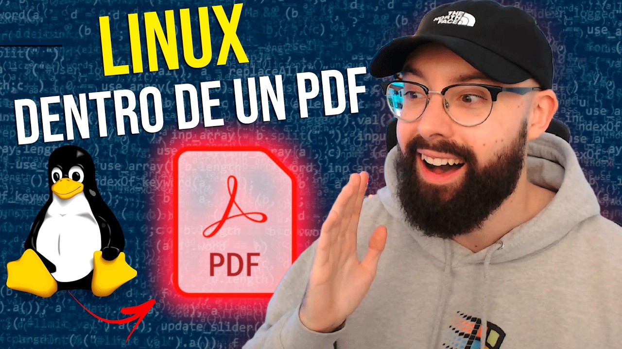 Programador EJECUTA UNA MAQUINA VIRTUAL con LINUX dentro de un PDF