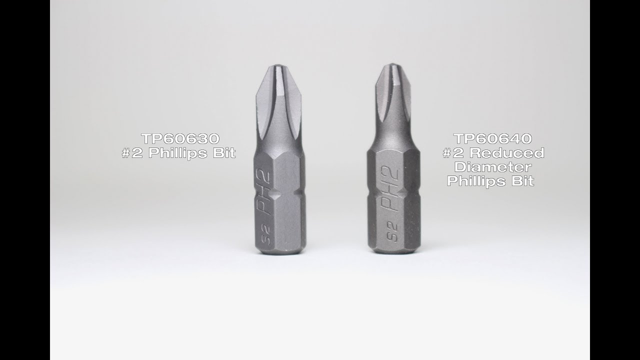 What's the Difference in #2 & #2 Reduced Phillips Bits?
