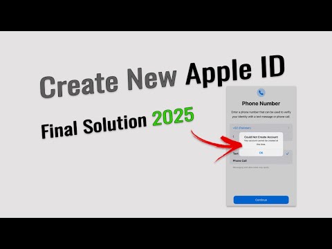 How to Create Apple ID in 2025 | Fix Number Verification & OTP Issues with new Method