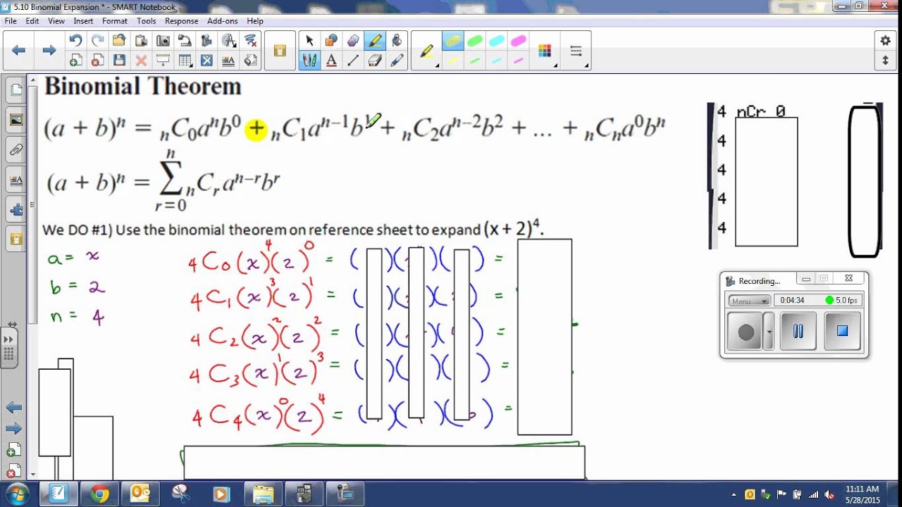 9 5 Binomial Theorem