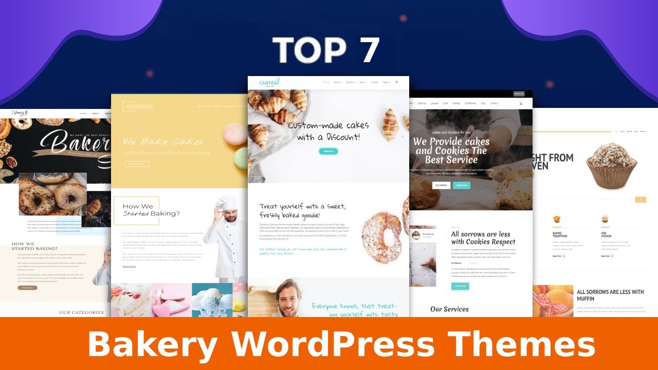 Top 7 Bakery WordPress Themes To Effectively Present Your Baker Shop Online | Wpshopmart