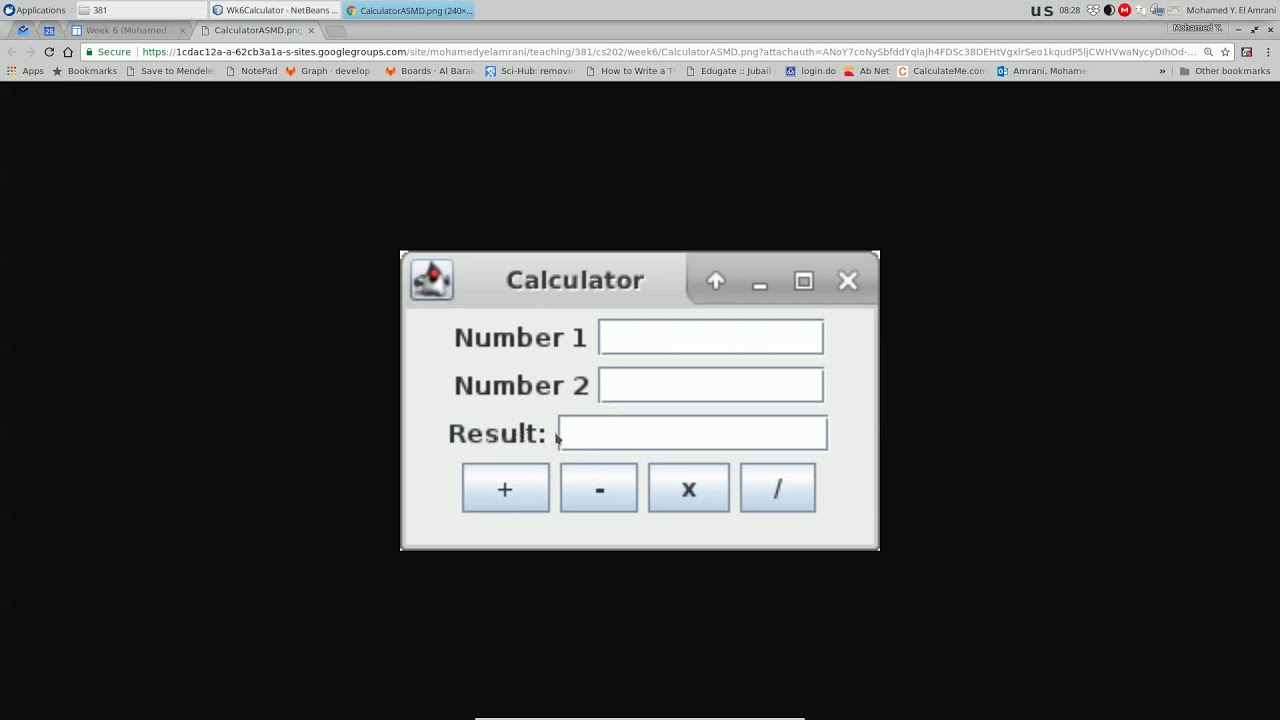 381 Calculator (Intro Java Swing)