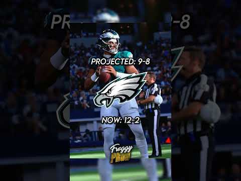 NFL Teams Projected Record VS Their Actual Record #shorts