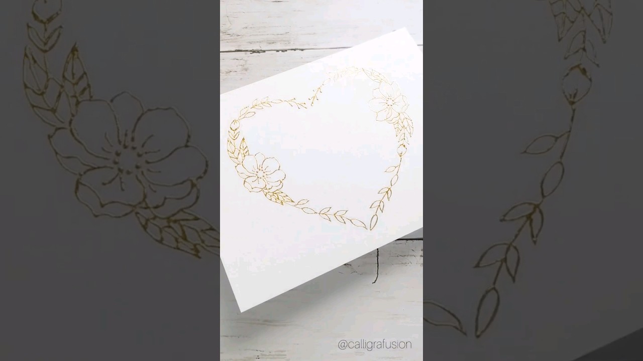Here are some tips for Pebeo's Gold-finish gilding kit #lettering #flowerdrawing #gilding #pebeo