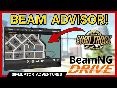 ETS2 GPS IN BEAMNG! - Beam Advisor Mod