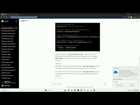 pip install azure mgmt storage