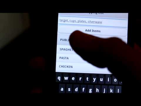 Example Web App - JQuery Mobile and PHP - Shopping List