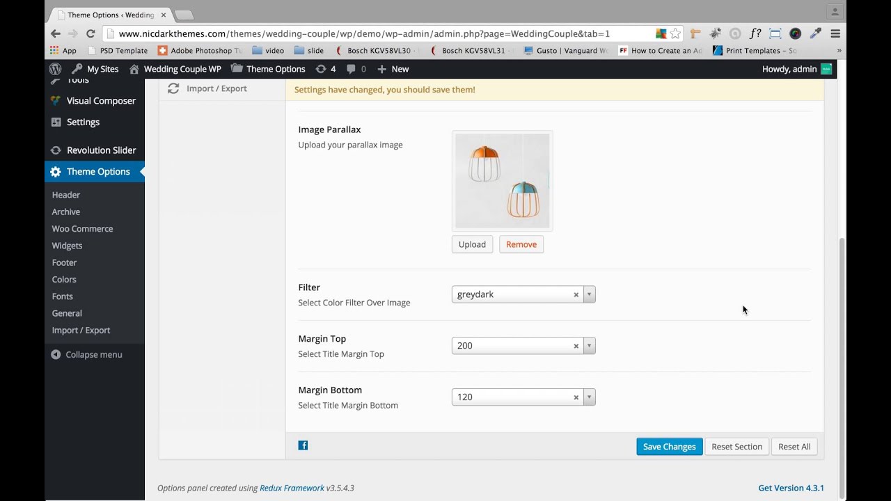 Theme Options Overview