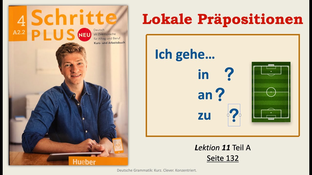 A2.2 -  IN, AN, AUS, BEI, ... - Lokale Präpositionen: Schritte Plus Neu, Lektion 11, Teil A