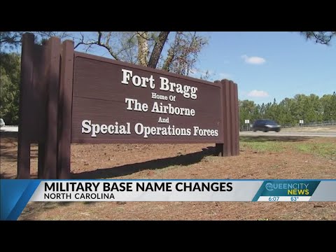 Panel recommends new names for Fort Bragg, other Army bases
