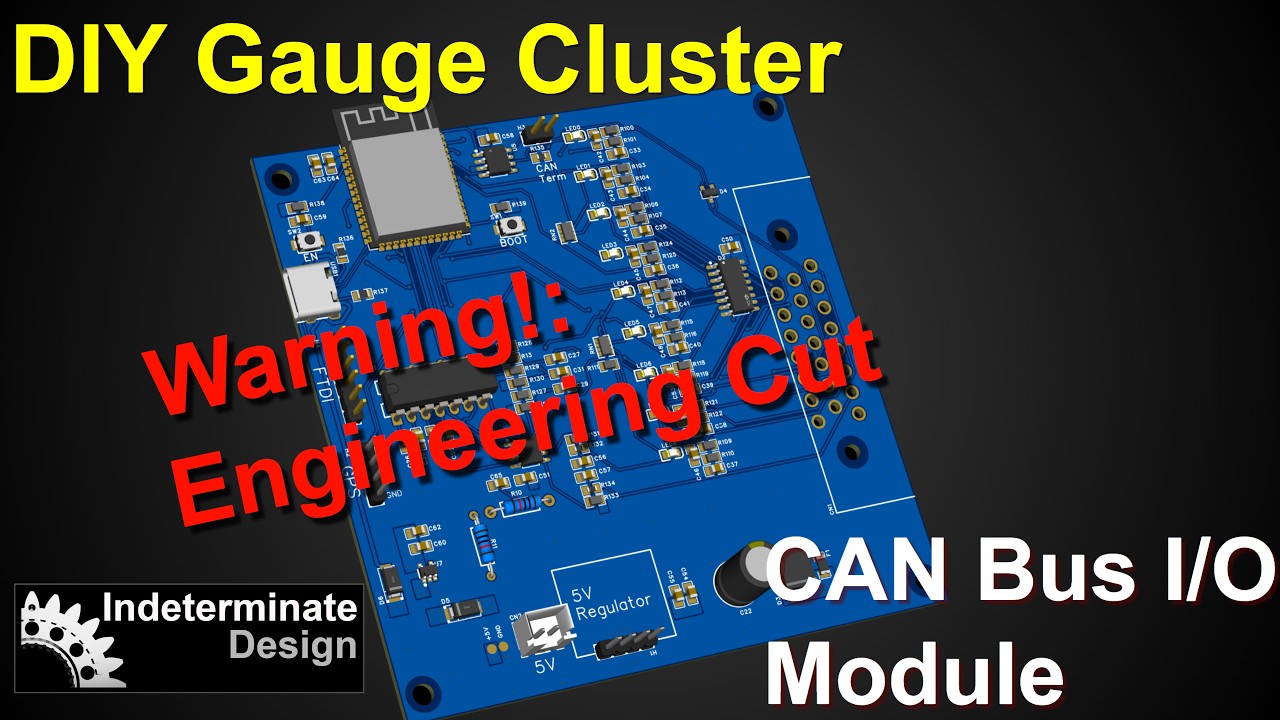 DIY Gauge Cluster - CAN I/O Module