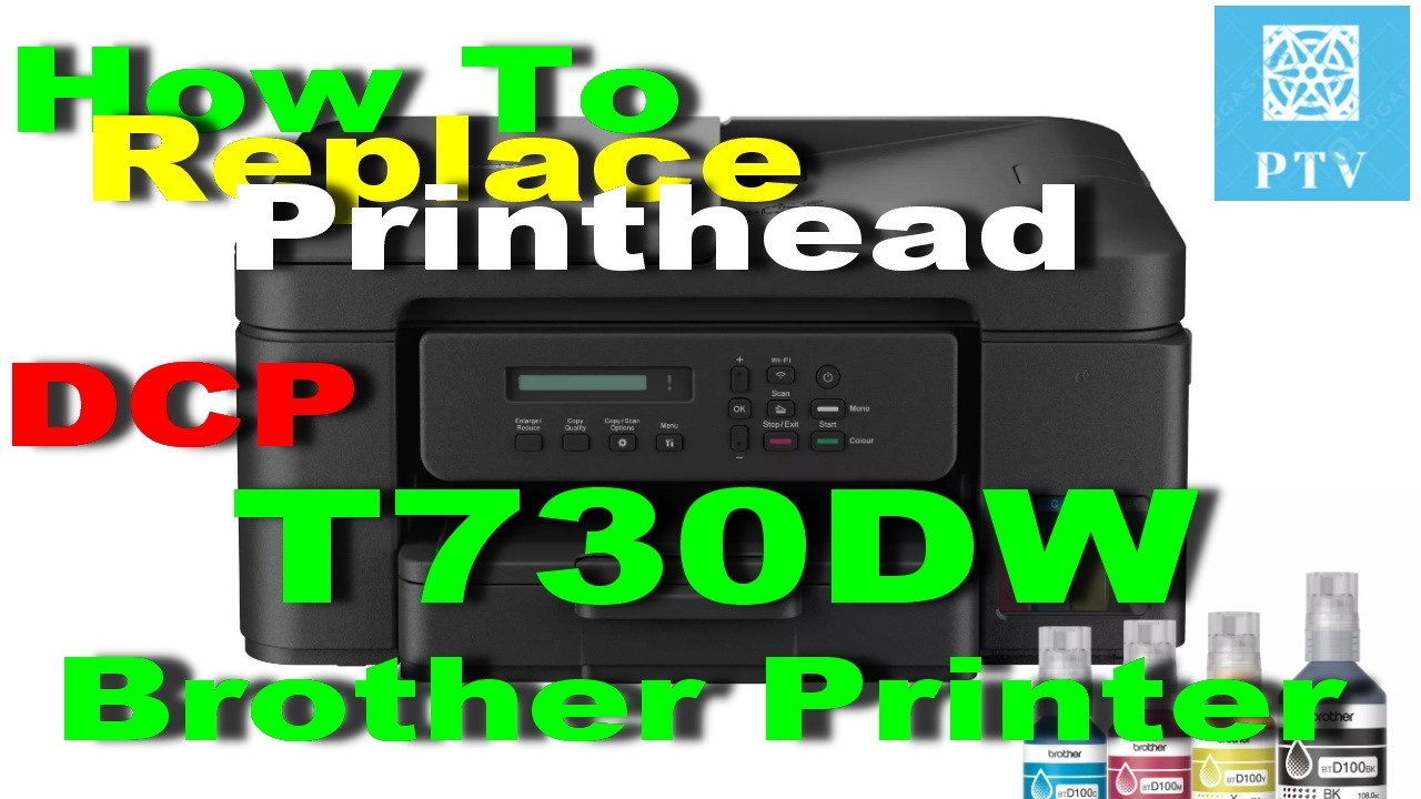 How To Replace The Print Head Brother Printer DCP-T730DW NEW PRODUCT BROTHER PRINTER