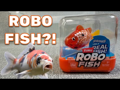 ZURU ROBO FISH OPENING! A REAL SWIMMER!
