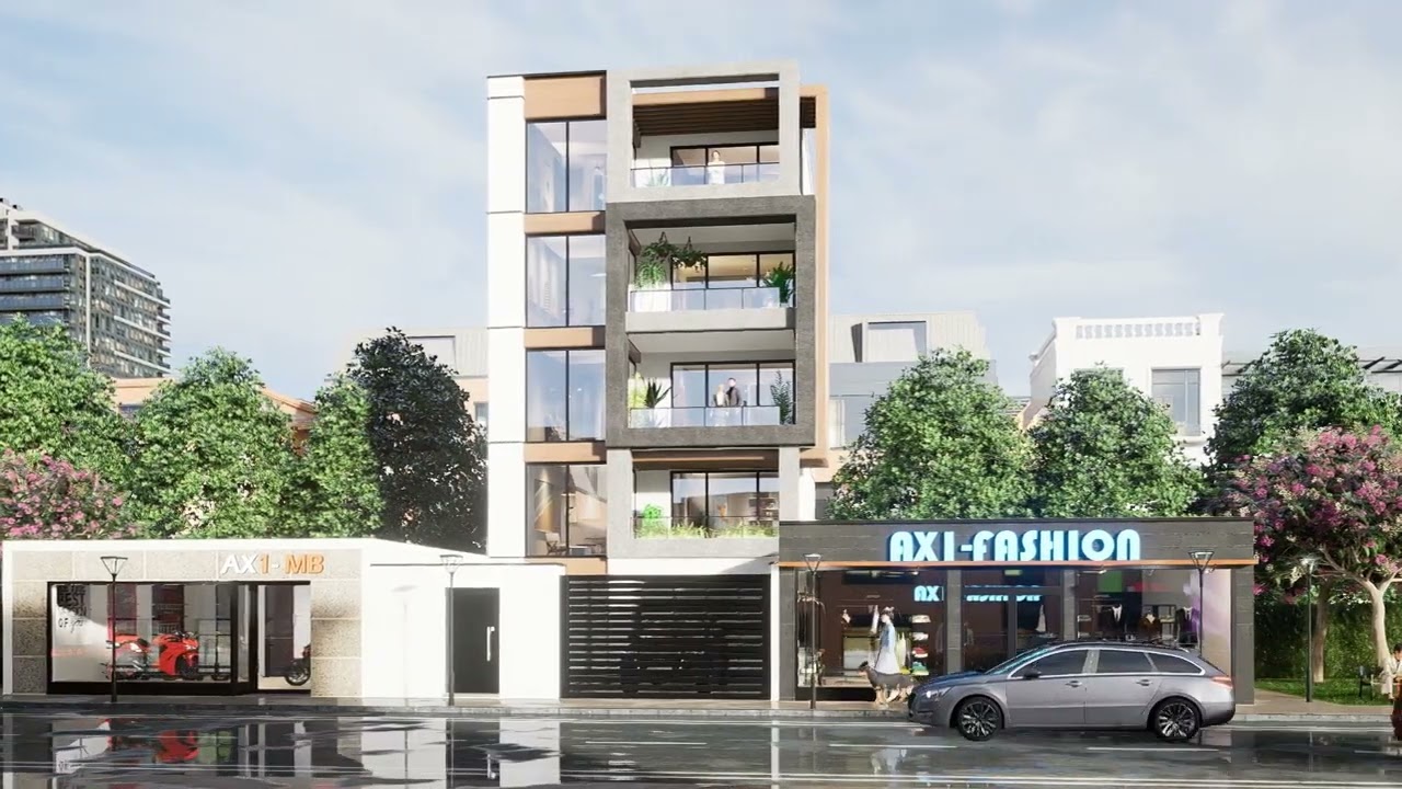 AX1 ANIMACIÓN 3D EDIFICIO RESIDENCIAL-1