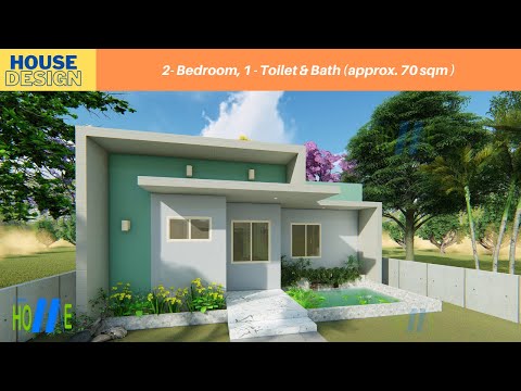| HOUSE TOUR / DESIGN | One Storey Residential House (70 sqm )|